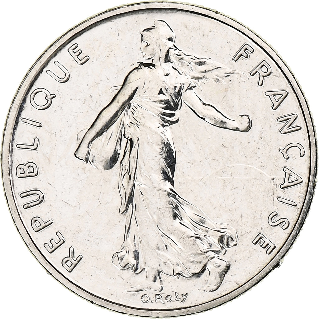 France 1/2 Franc Semeuse 1990 Monnaie de Paris série FDC Nickel MS(63) – Numiscorner.com