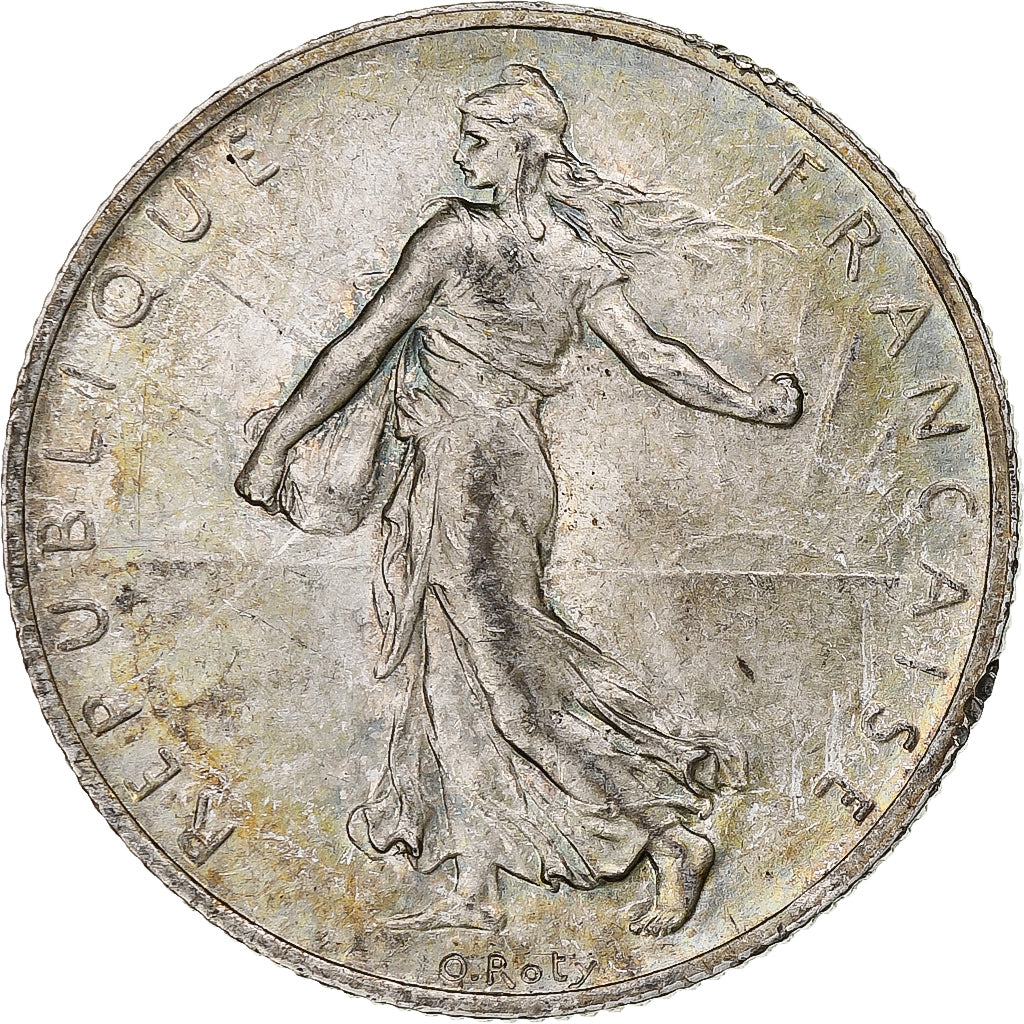 France 2 Francs Semeuse 1910 Paris Silver AU(55-58) Gadoury:532 KM:845.1 – Numiscorner.com