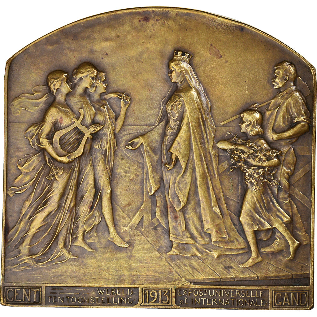 Belgique Médaille Exposition Universelle de Gand Arts & Culture 1913 – Numiscorner.com