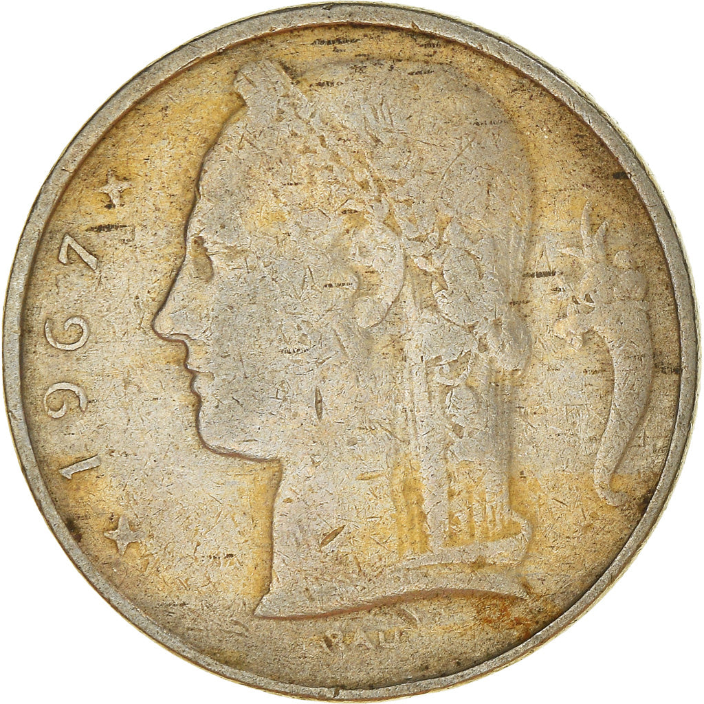 Monnaie Belgique 5 Francs 5 Frank 1967 TB Cupro-nickel KM:135.1 – Numiscorner.com