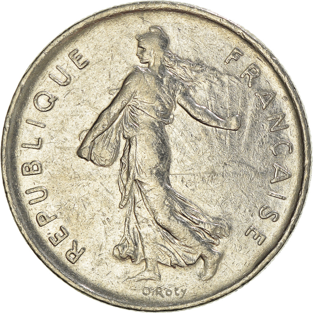 Coin France 5 Francs 1971 VF(30-35) Copper-nickel KM:926a.1 Gadoury:771 – Numiscorner.com