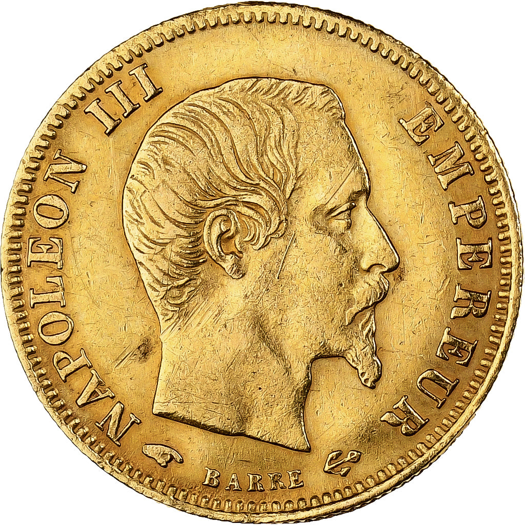 France Napoleon III 5 Francs 1856 Paris Gold EF(40-45) Gadoury:1001 ...