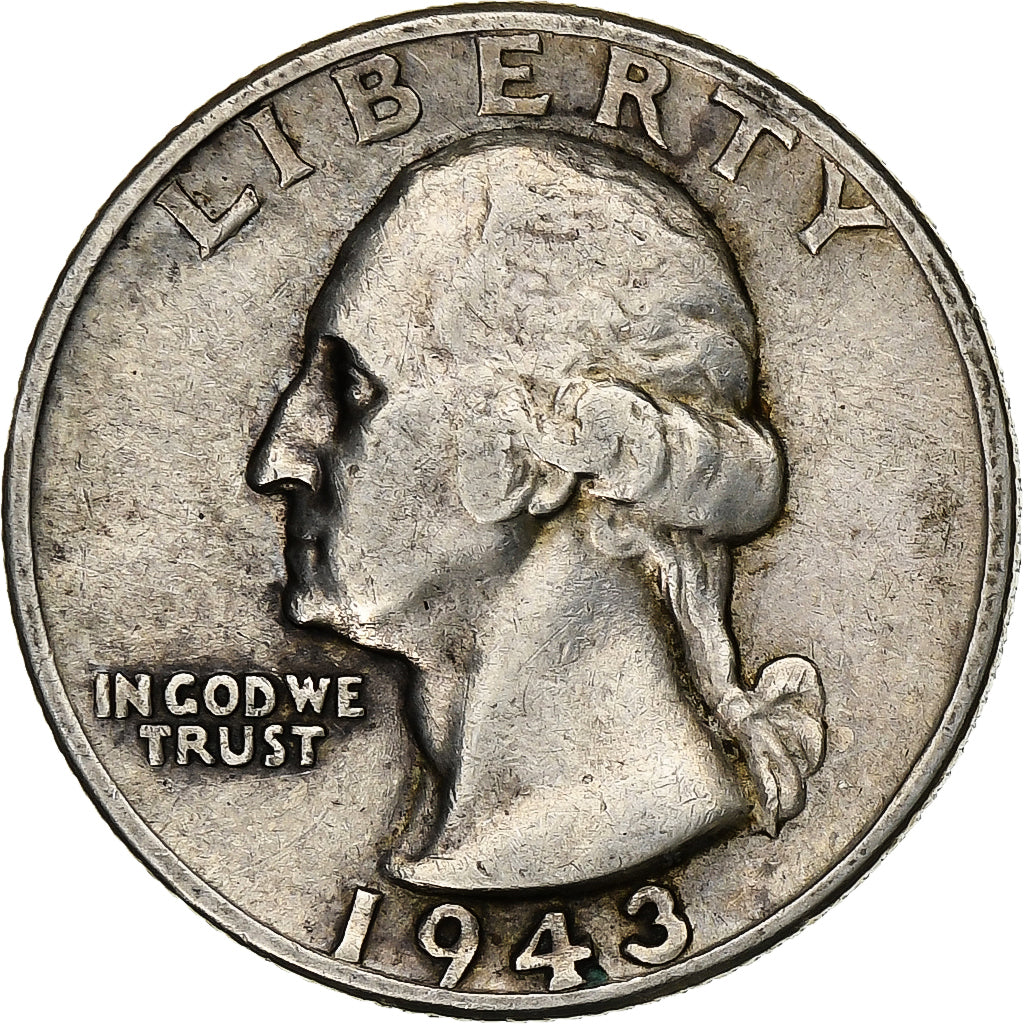 United States Quarter Washington Quarter 1943 U.S. Mint Silver EF(40-45 ...