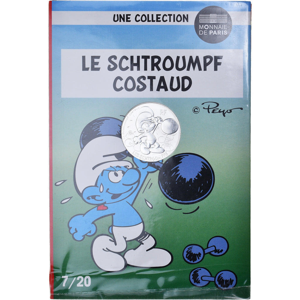 France Monnaie de Paris 10 Euro Le Schtroumpf Costaud (7/20) 2020 ...