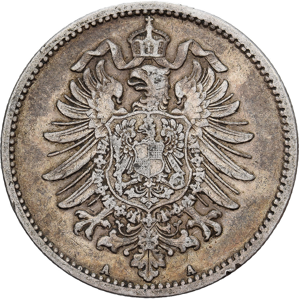 Empire allemand Wilhelm I Mark 1882 Berlin Argent TTB KM:7 ...