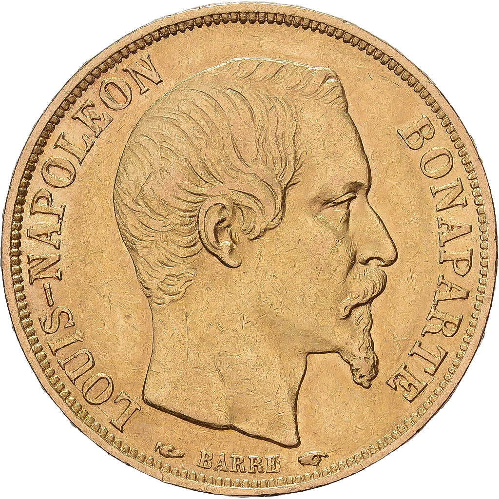 France 20 Francs Louis Napoléon Bonaparte 1852 Paris Or SUP ...