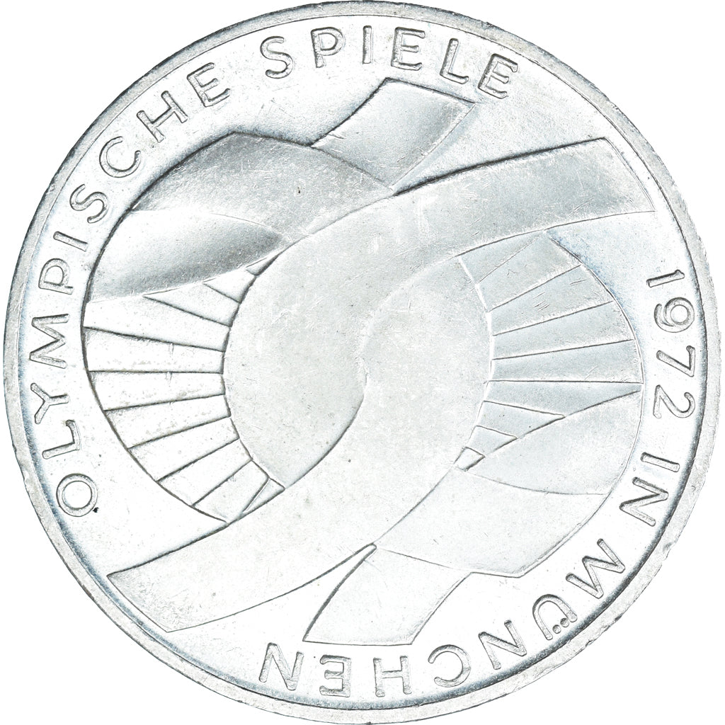 Monnaie République fédérale allemande 10 Mark 1972 Munich TTB+ Argent ...