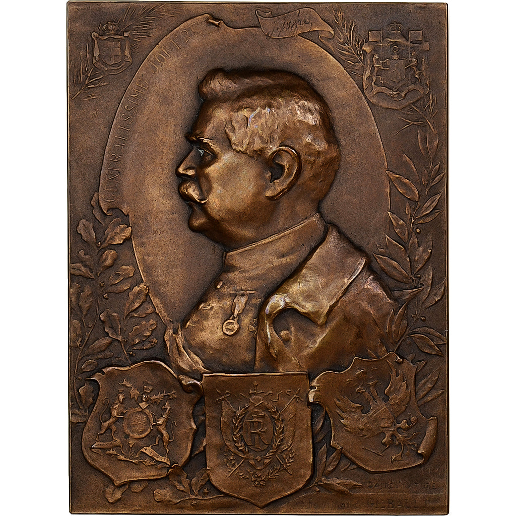 Francja medal Généralissime Joffre 1916 Brązowy Gilbault MS(60-62 ...