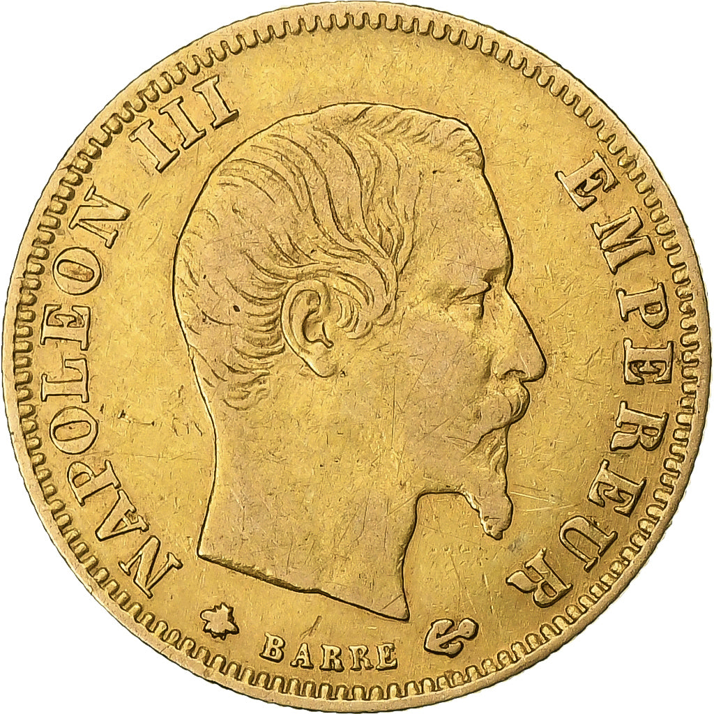 France Napoléon III 5 Francs Napoléon III 1859 Strasbourg Or TB+ ...