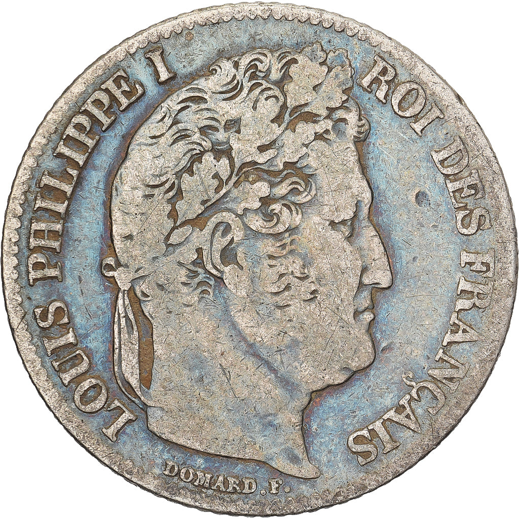 France Franc Louis-Philippe 1846 Rouen Silver VF(30-35) KM:748.2 ...