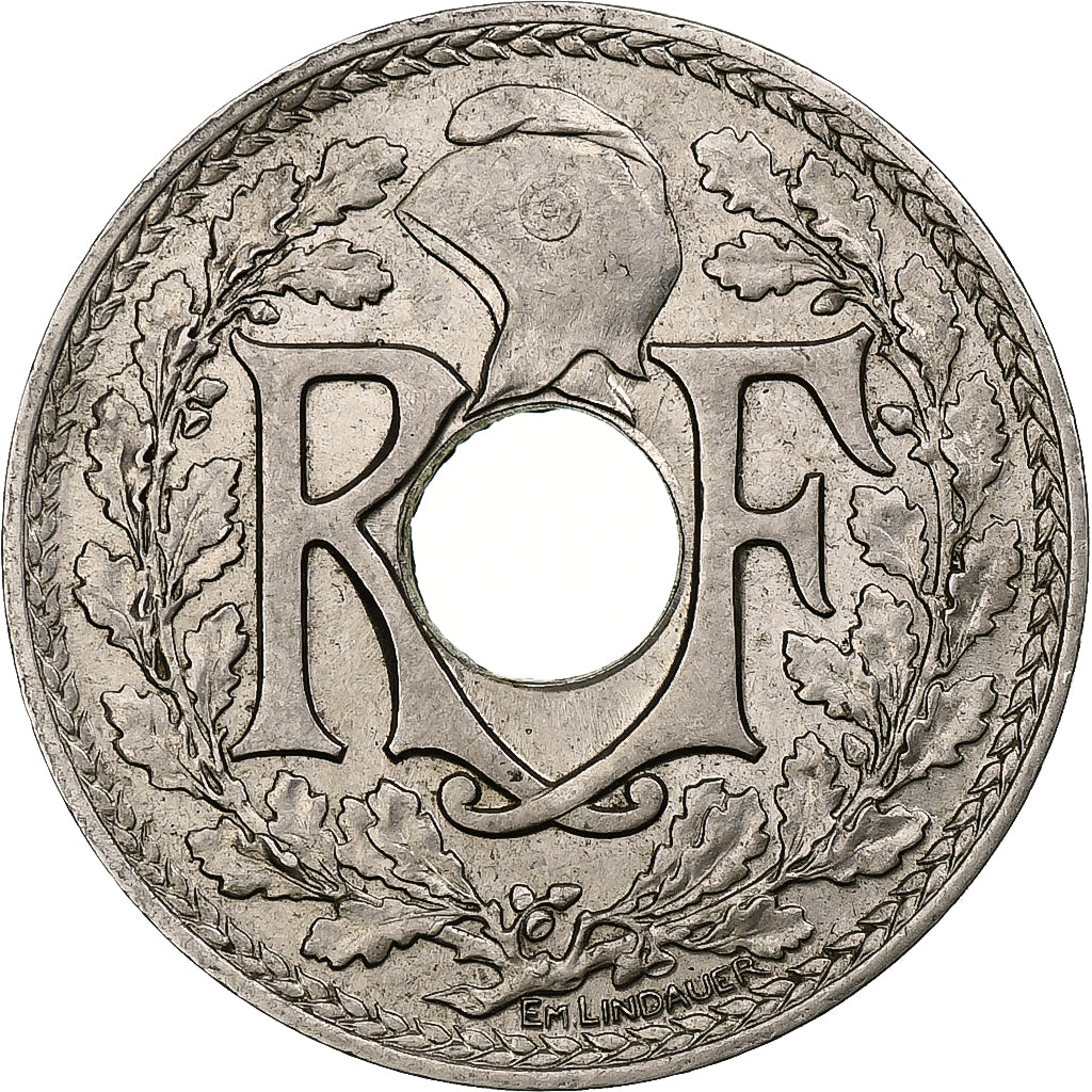 France 25 Centimes Lindauer 1914 Paris Souligné Nickel MS(64 ...