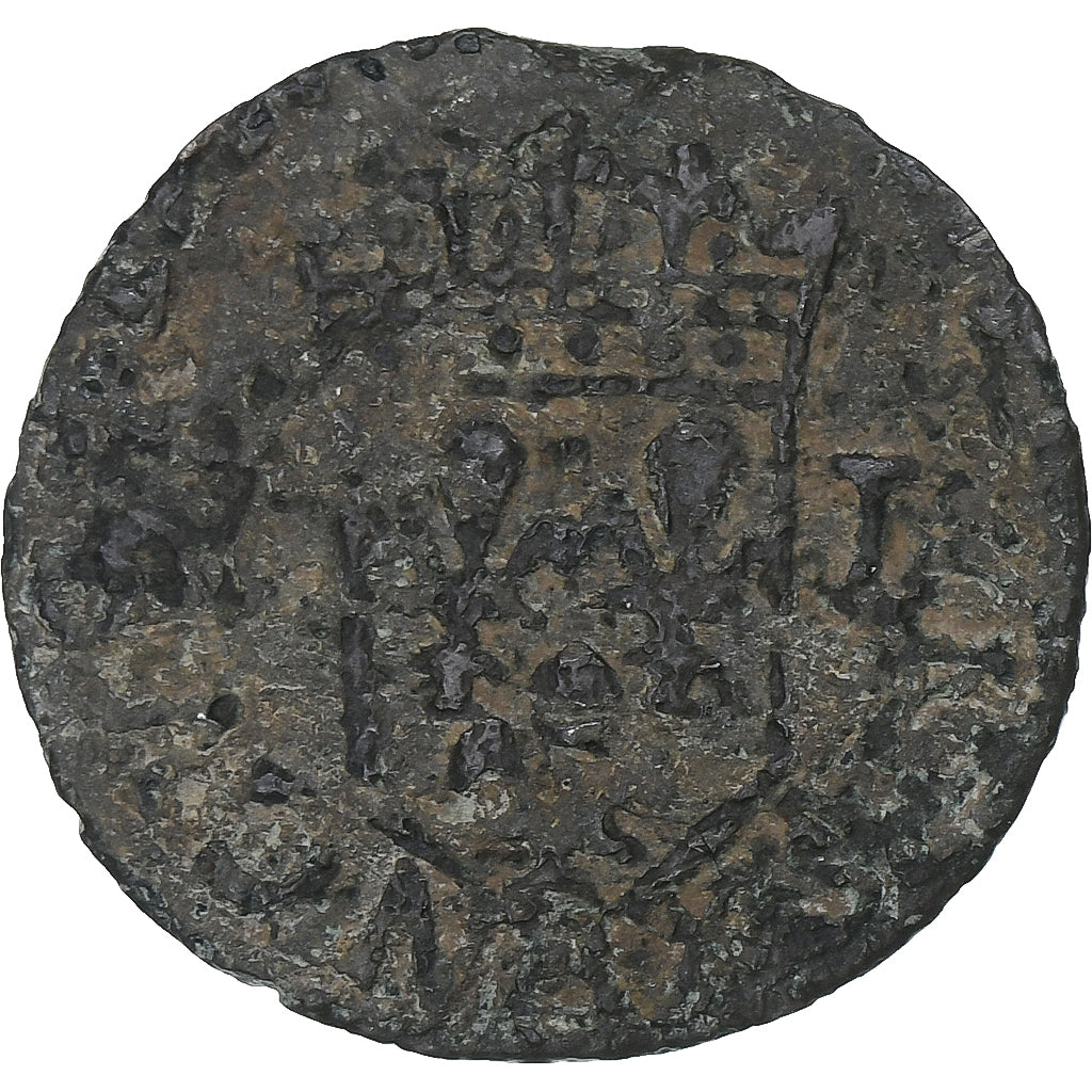 France Louis XIII Douzain 1622-1629 Billon F(12-15) Gadoury:19 ...