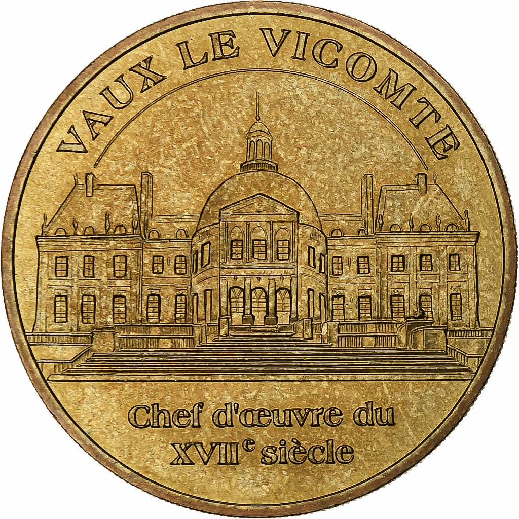 France Tourist token Château de Vaux-le-Vicomte 2004 MDP Nordic gold ...