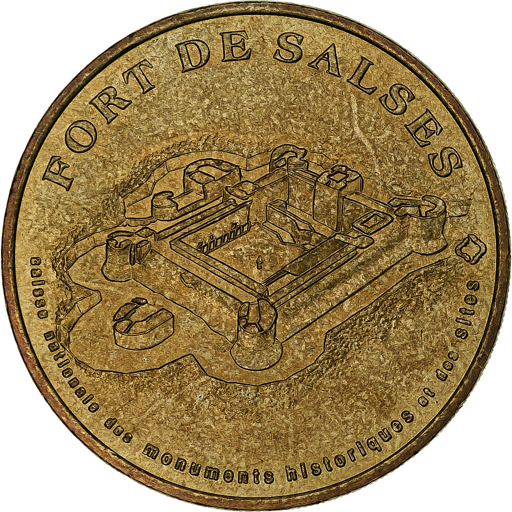 Francia Tourist token Port de Salses 2003 MDP Nordic gold EBC ...