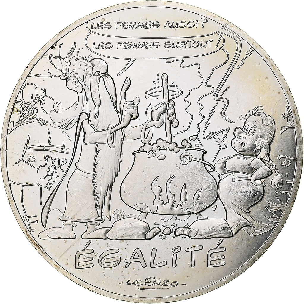 France 10 Euro Astérix - Égalité 2015 MDP Silver MS(63) – Numiscorner.com