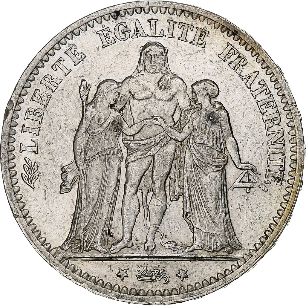 France 5 Francs Hercule 1875 Bordeaux Silver EF(40-45) Gadoury:745 ...