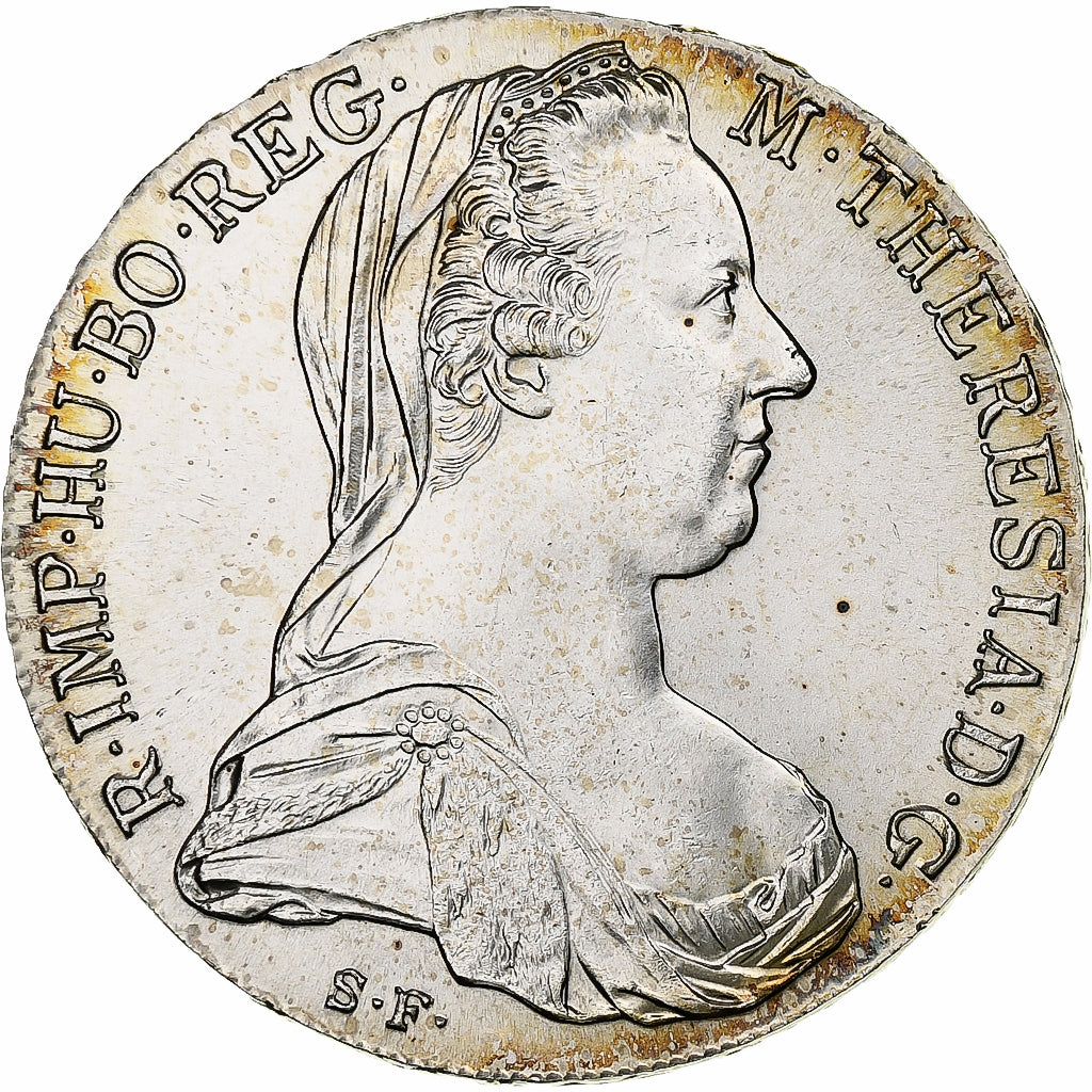 Autriche Maria Theresa Thaler Convention 1780 Vienne Refrappe Argent ...