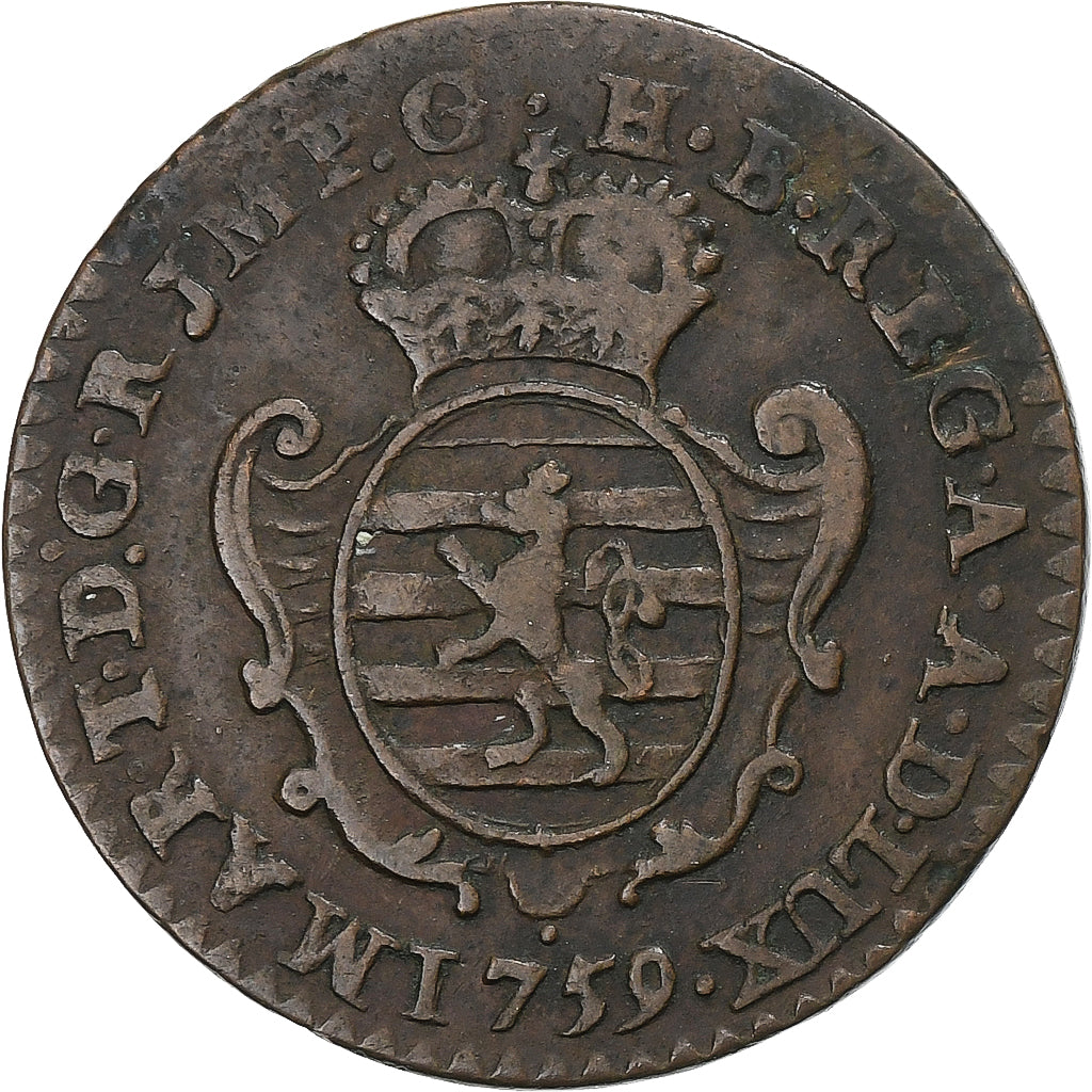 Luxemburgo Maria Theresa Liard 1759 Brussels Cobre MBC KM:3 ...
