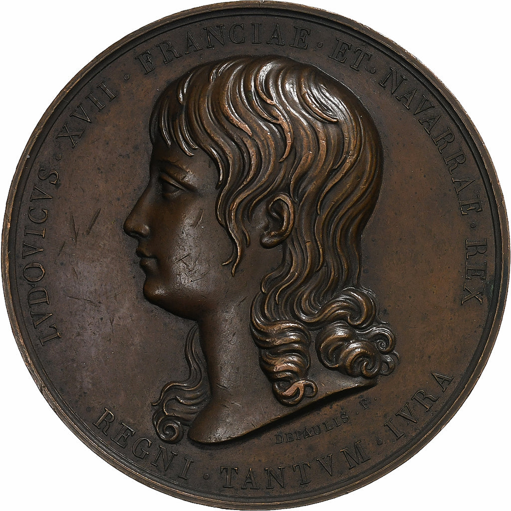 France Medal Louis XVII Prison du Temple 1814-1826 Bronze AU(55-58 ...