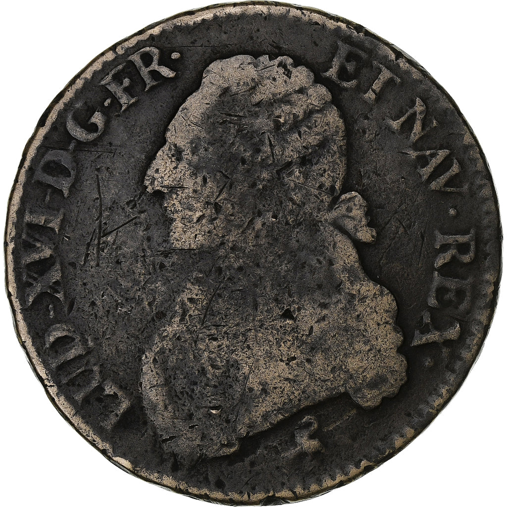 France Louis XVI Ecu Écu aux branches d'olivier 1790 Paris Silver ...