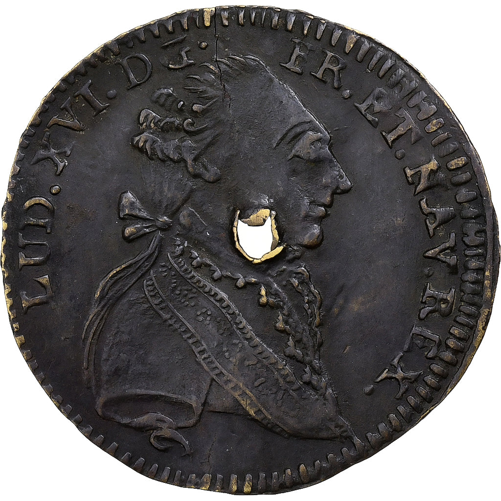 Free imperial city of Nuremberg Nuremberg token Louis XVI Écu de France ...