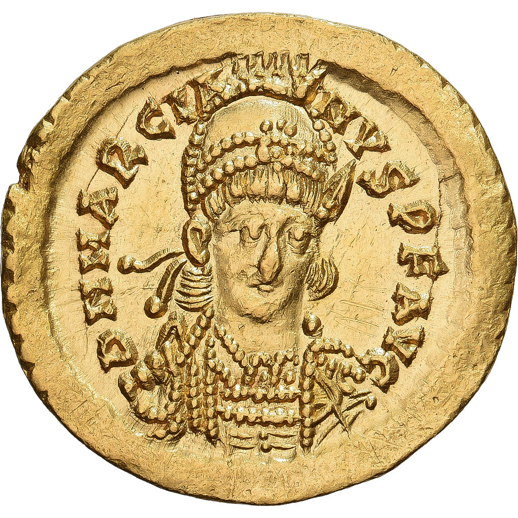 Marcian Solidus 450-457 Constantinople Gold MS(63) RIC:510 ...
