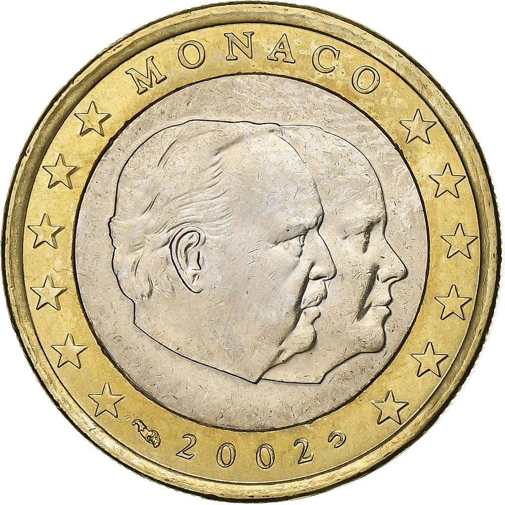 Monaco Euro 2002 MS(63) Bi-Metallic KM:173 – Numiscorner.com