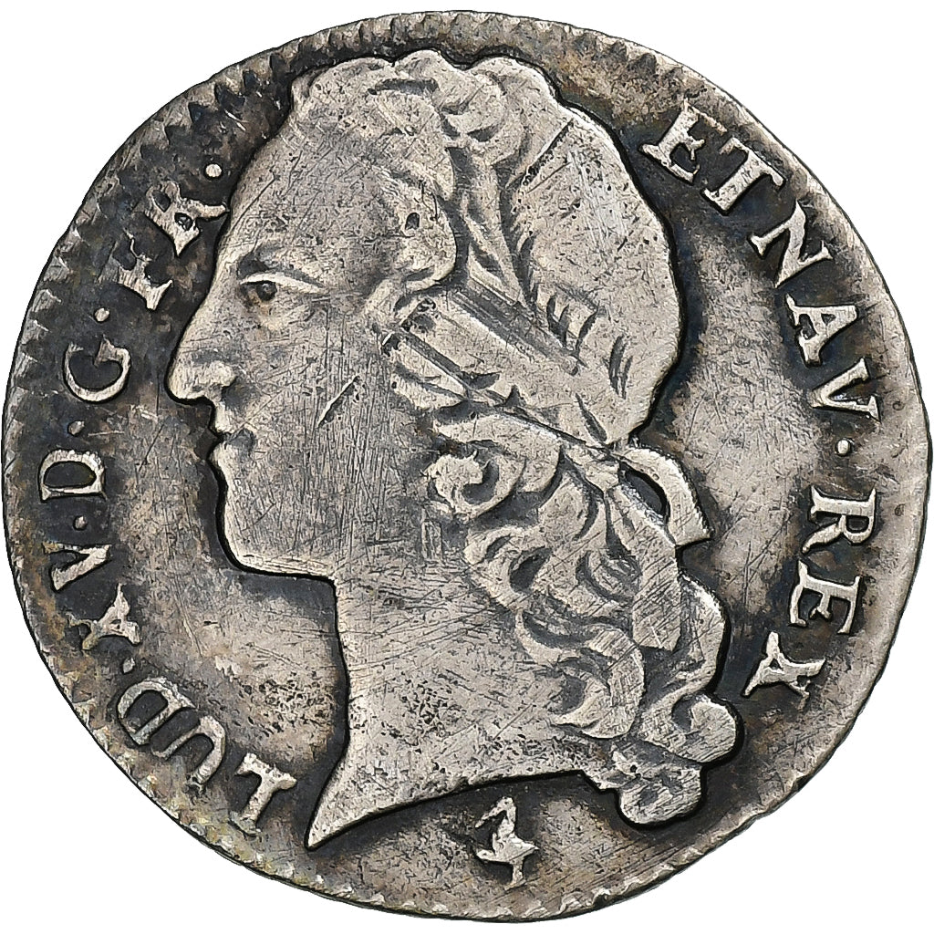 France Louis XV 1/10 Écu au bandeau 1762 Paris Silver VF(30-35 ...