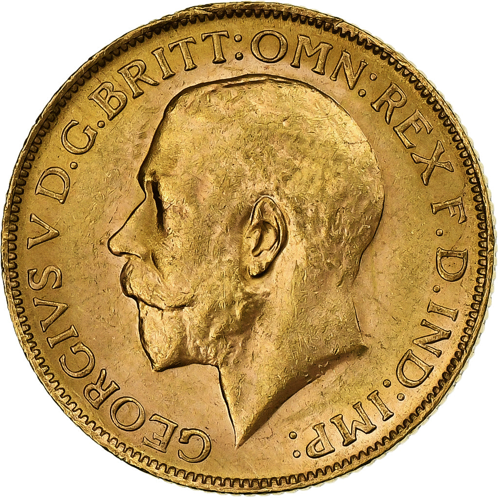 Coin Australia George V Sovereign 1919 Perth MS(60-62) Gold KM:29 ...