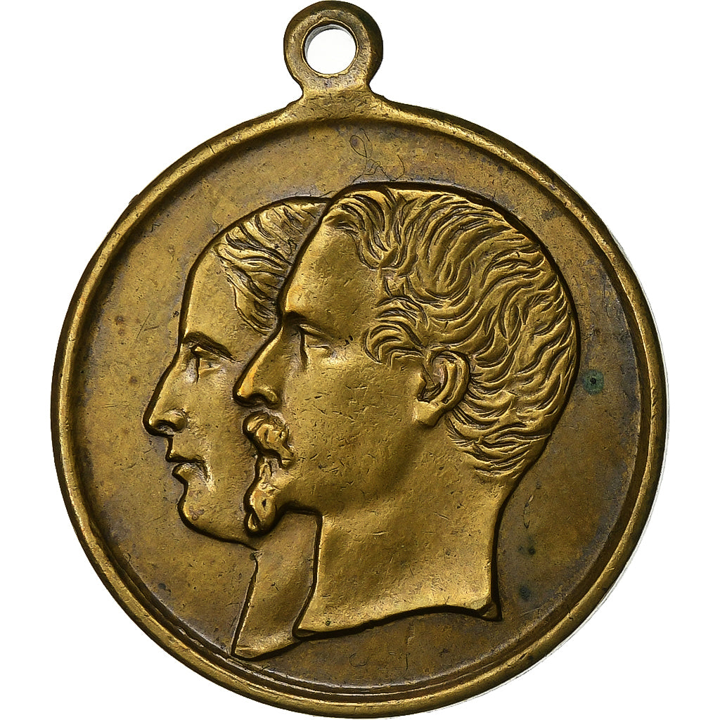 France Medal Napoléon III Visite en Savoie Nice et Algérie 1860 Brass ...