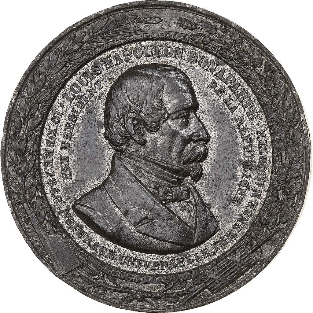 France Medal Louis Napoléon Bonaparte Président de la République 1848 ...