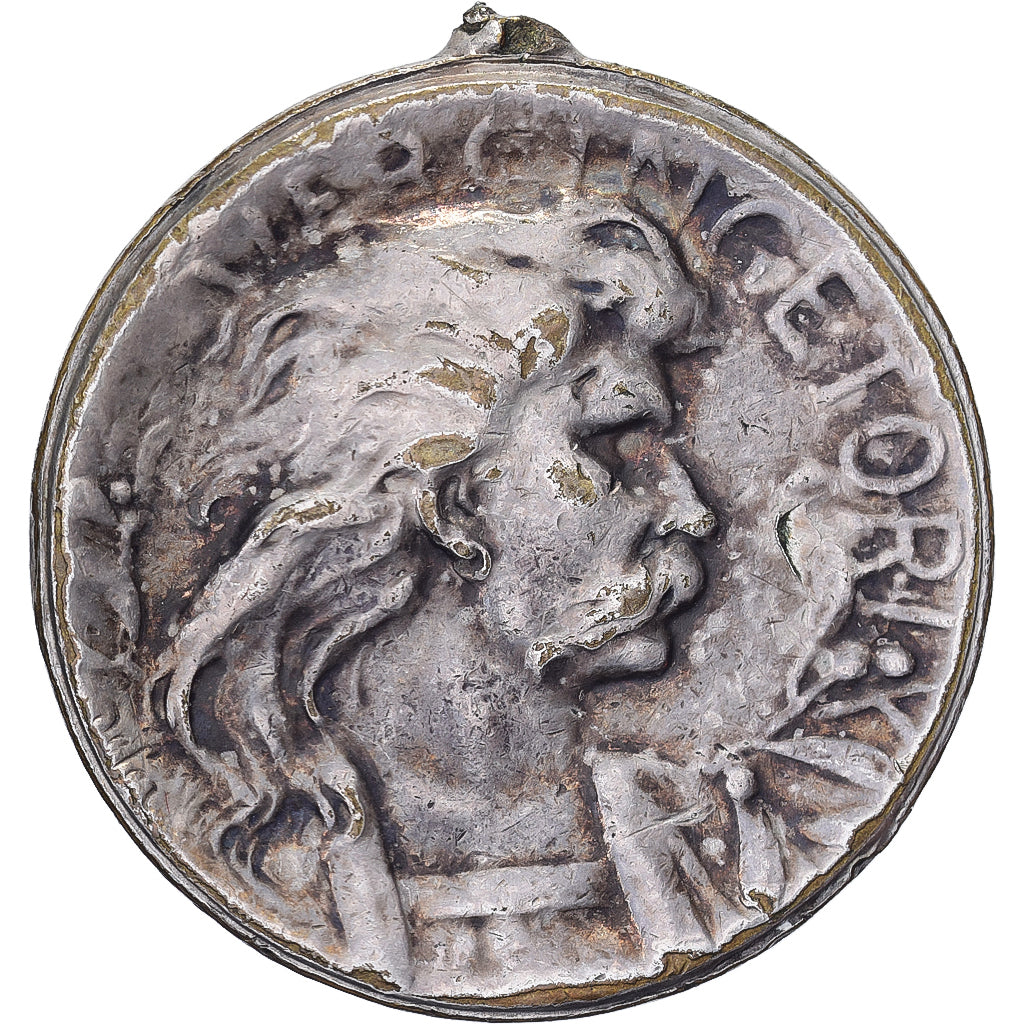 France Medal Vercingetorix & Brennus Silvered Brass EF(40-45 ...