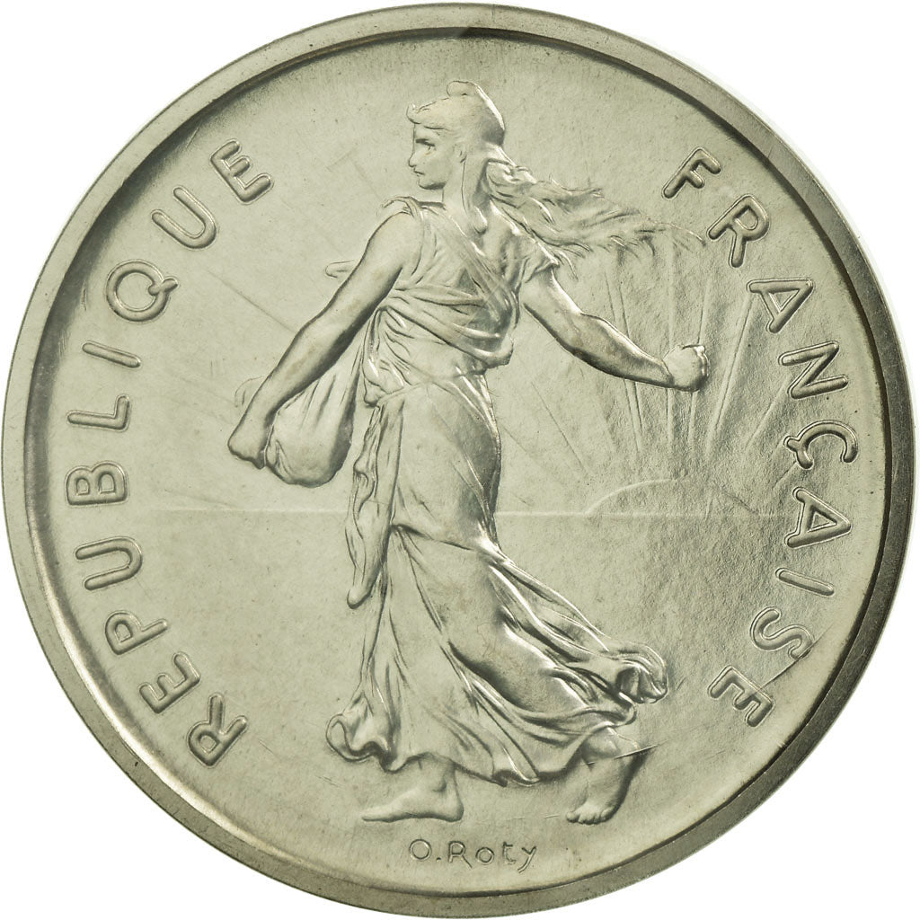 Coin France 5 Francs 1970 MS(65-70) Nickel Clad Copper-Nickel KM:P408 ...