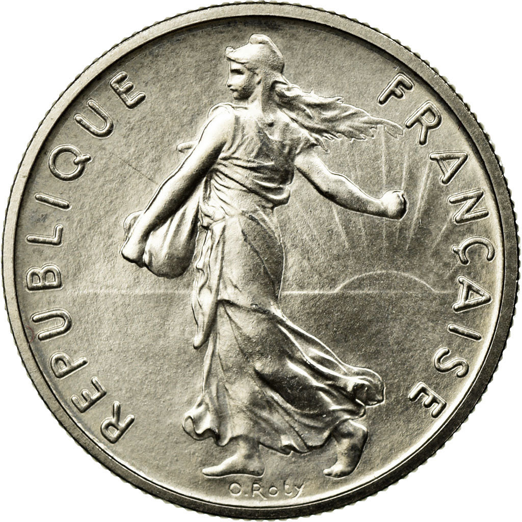 Coin France Semeuse 1/2 Franc 1969 MS(65-70) Nickel Gadoury:429 ...