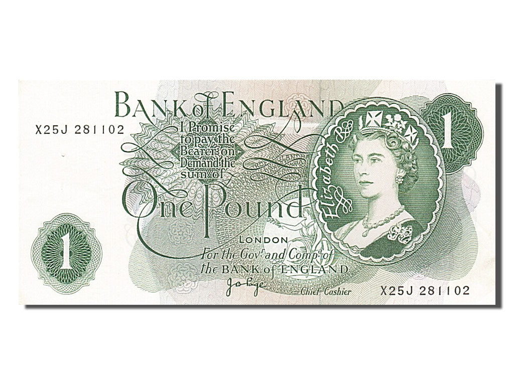 Banknote Great Britain 1 Pound 1970 AU(55-58) – Numiscorner.com