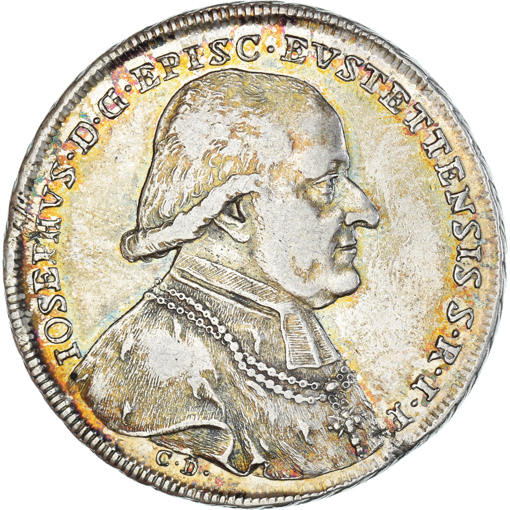 Moneta Stati tedeschi EICHSTATT Josef Thaler 1796 Eichstätt BB Argento ...