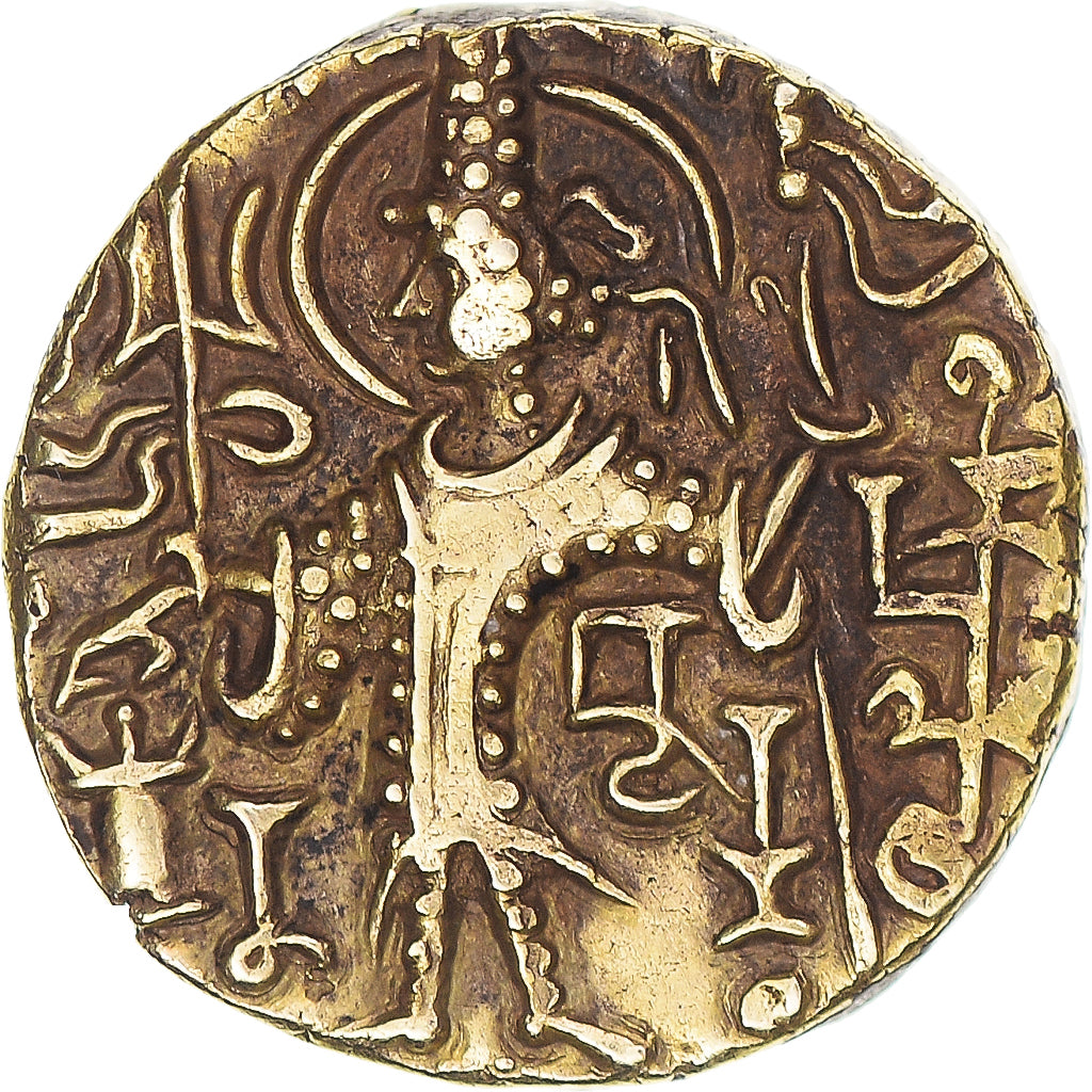 Coin Kushan Empire Vasu Deva II Dinar 290-310 EF(40-45) Gold ...