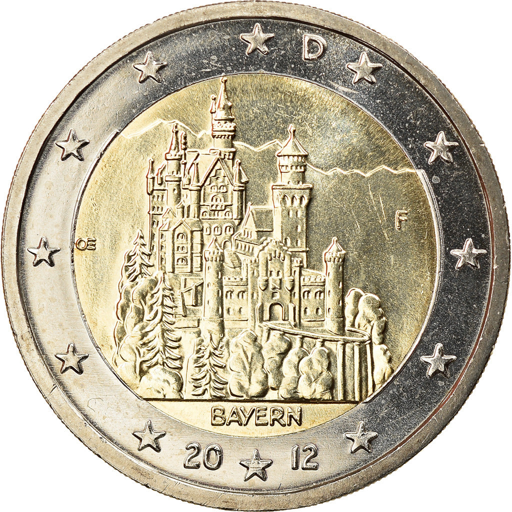 Allemagne 2 Euro BAYERN 2012 SPL Bi-Metallic – Numiscorner.com