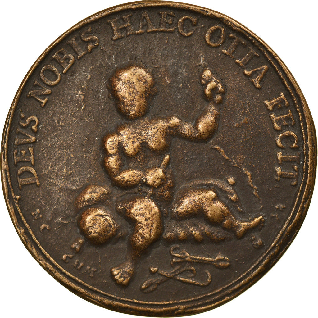 France Médaille Deus Nobis Haec Otia Fecit History TTB Bronze ...