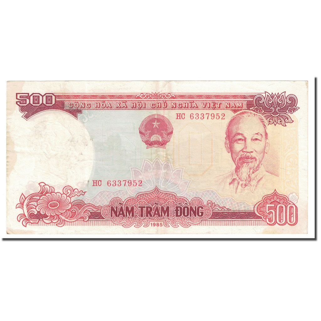 Banknote Vietnam 500 Dng 1985 KM:99a VF(20-25) – Numiscorner.com