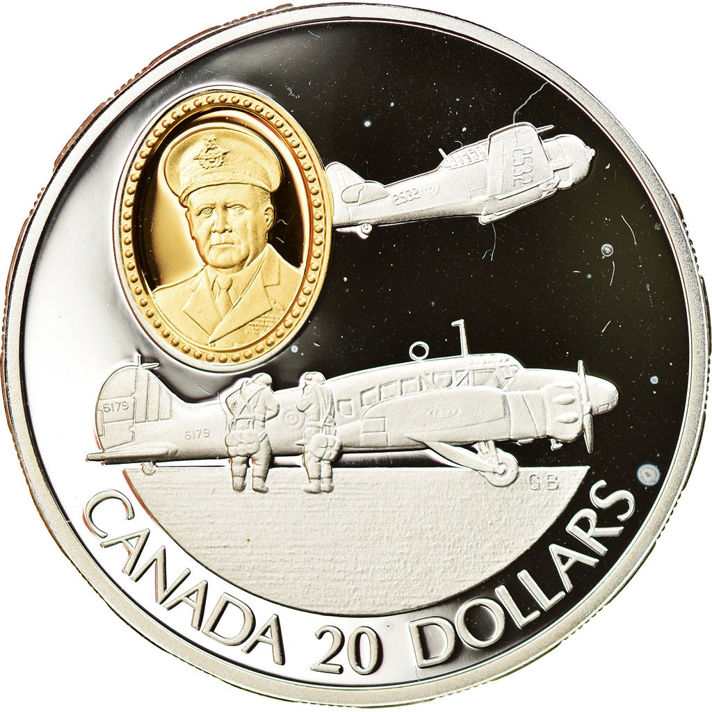 Moneda Canadá Elizabeth II 20 Dollars 1990 Royal Canadian Mint Ottawa ...