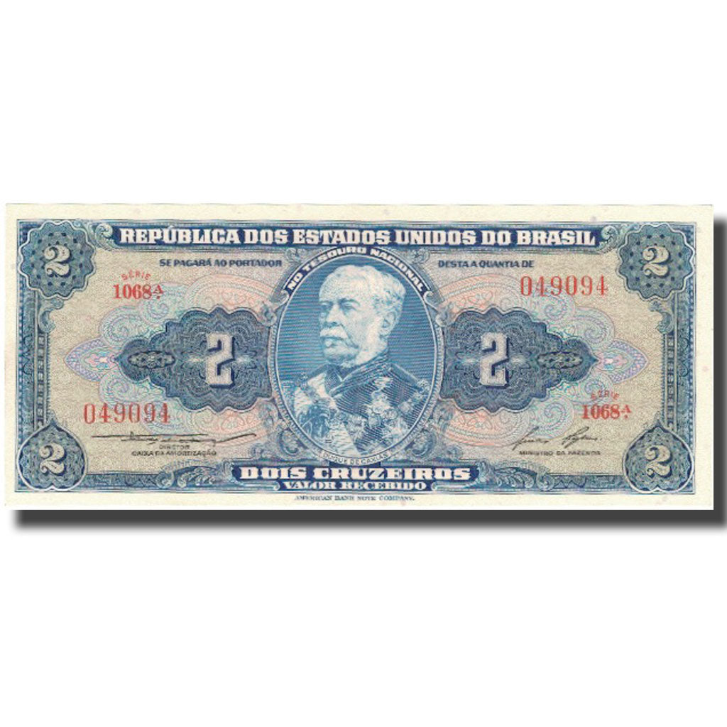Banknote Brazil 2 Cruzeiros Undated (1956-58) KM:157Ac UNC(64 ...