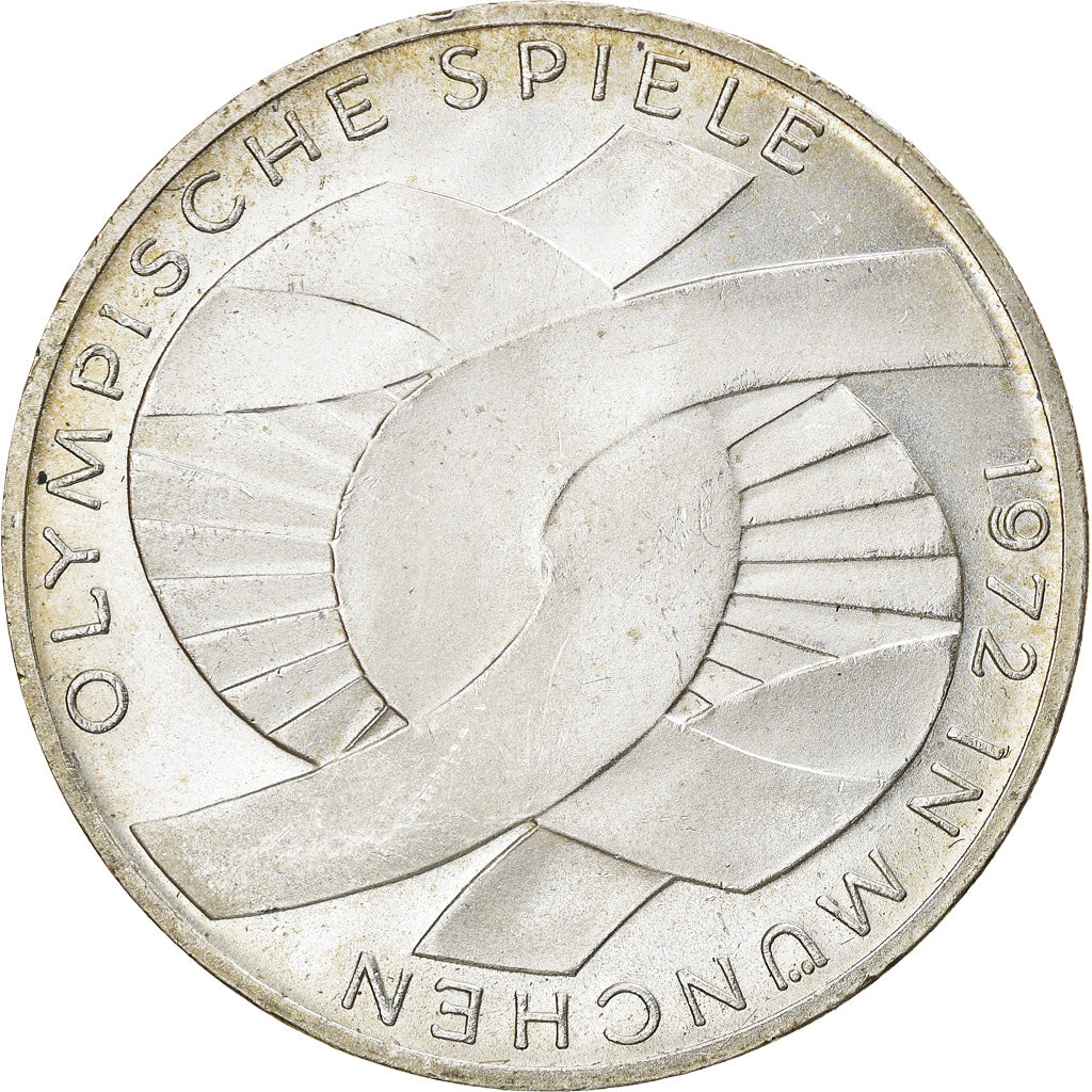 Monnaie République fédérale allemande 10 Mark 1972 Munich TTB+ Argent ...