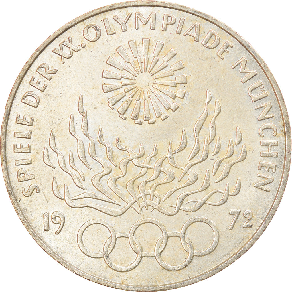 Monnaie République fédérale allemande 10 Mark 1972 Munich SUP Argent ...