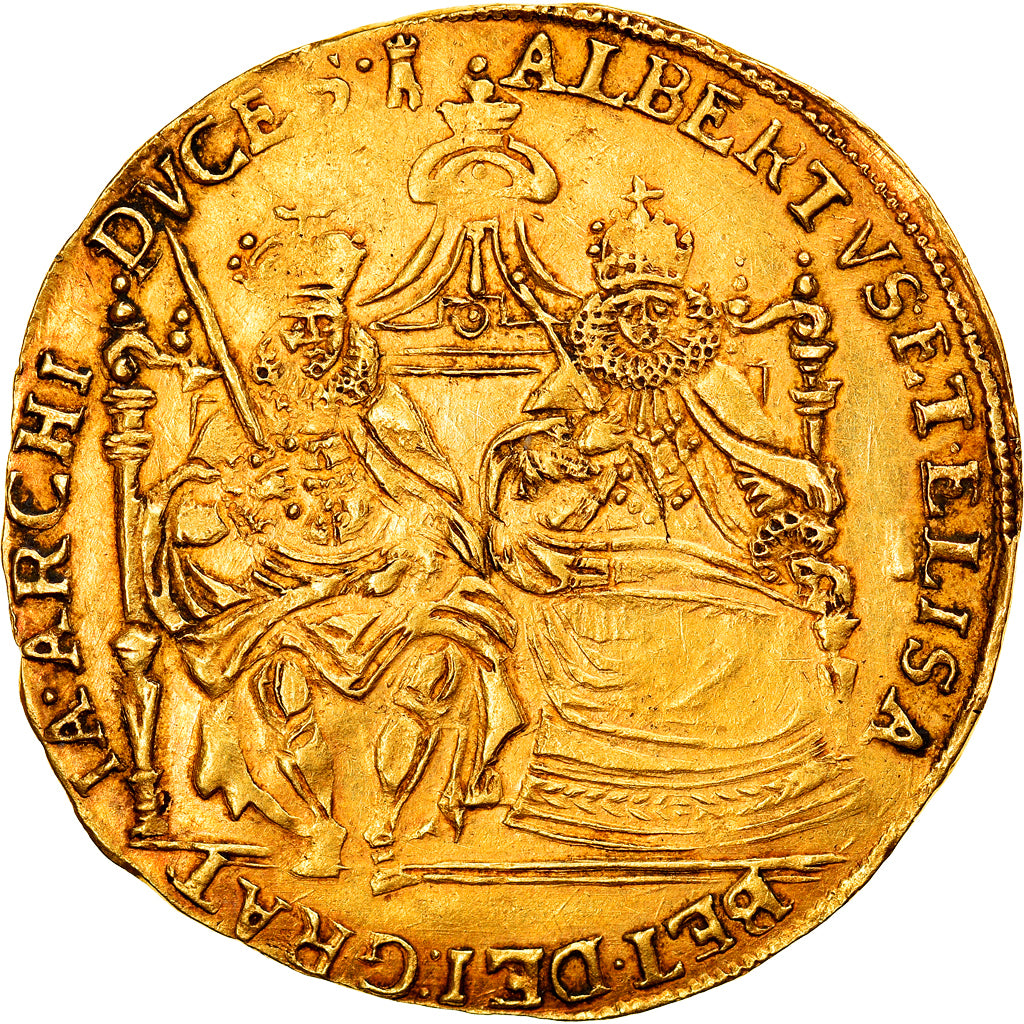 Spanish Netherlands Albert & Isabella Double Sovereign 1512-1513 ...