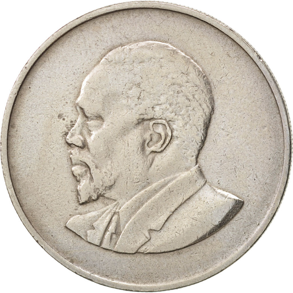 Coin Kenya Shilling 1967 British Royal Mint EF(40-45) Copper-nickel KM ...