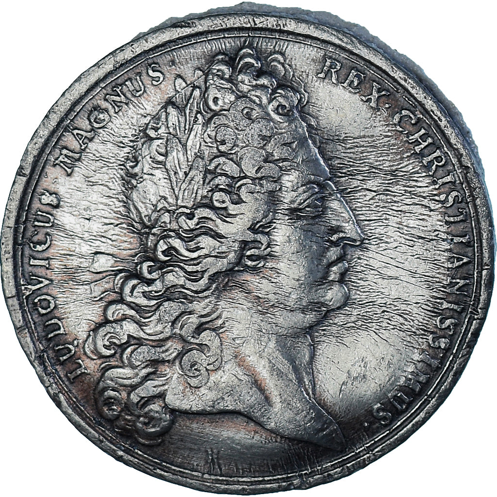 France Médaille Ludovicus Magnus - Louis XIV History TTB Tin-Zinc ...