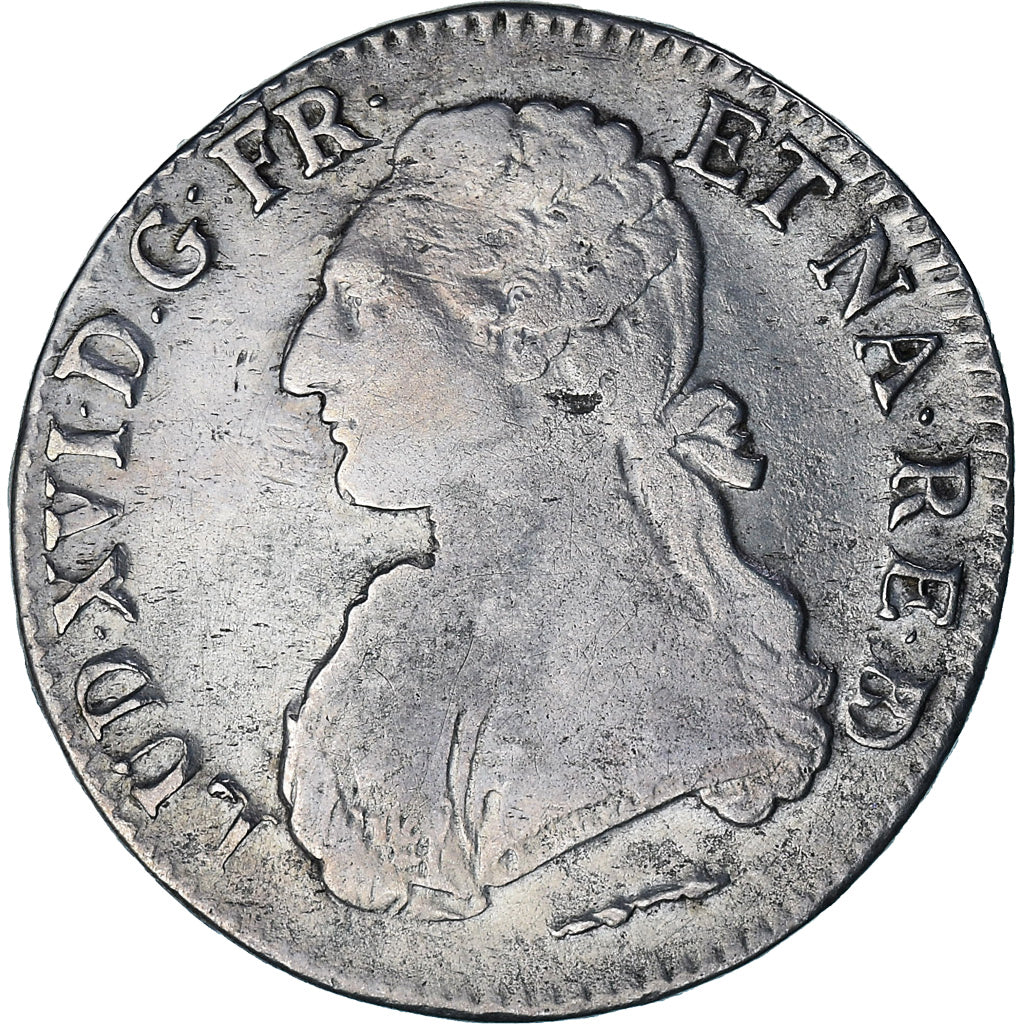 Coin France Louis XVI Écu de Béarn aux branches d'olivier 1779 Pau ...