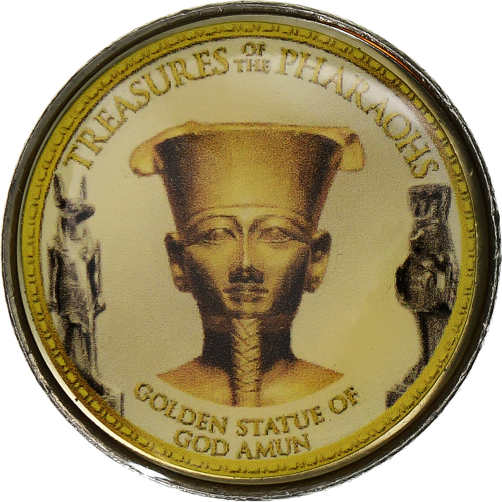 Egypt Token Trésors des Pharaons Golden Statue of God Amun 2010/AH1431 ...