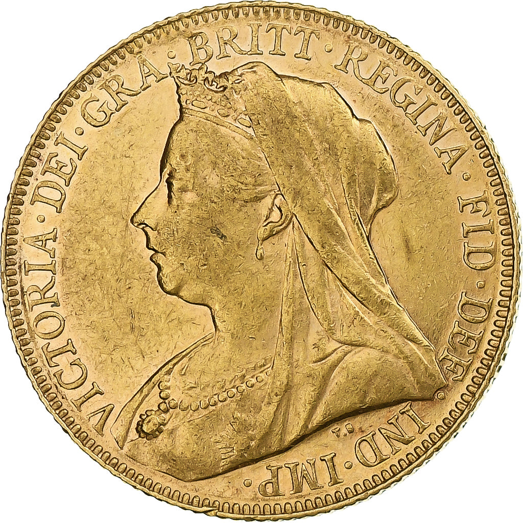 Great Britain Victoria Sovereign 1901 Gold AU(55-58) KM:785 ...